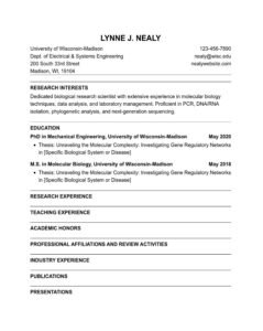 Postdoc CV Builder - ResearchTweet Tools