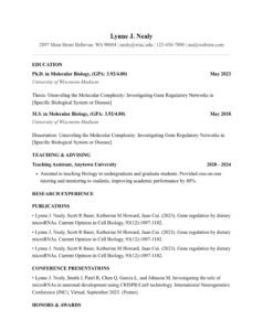 Create Your Academic CV – 100% Free & No Signup Required